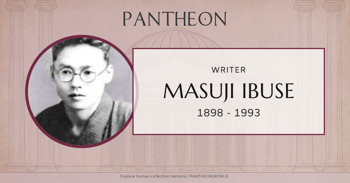 Masuji Ibuse Biography | Pantheon