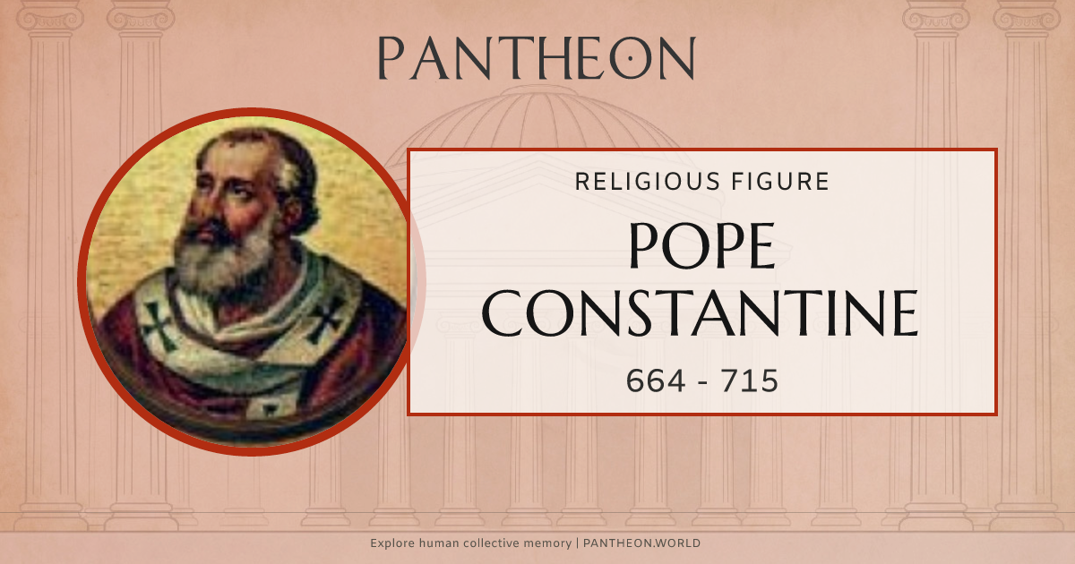 Pope Constantine Biography | Pantheon