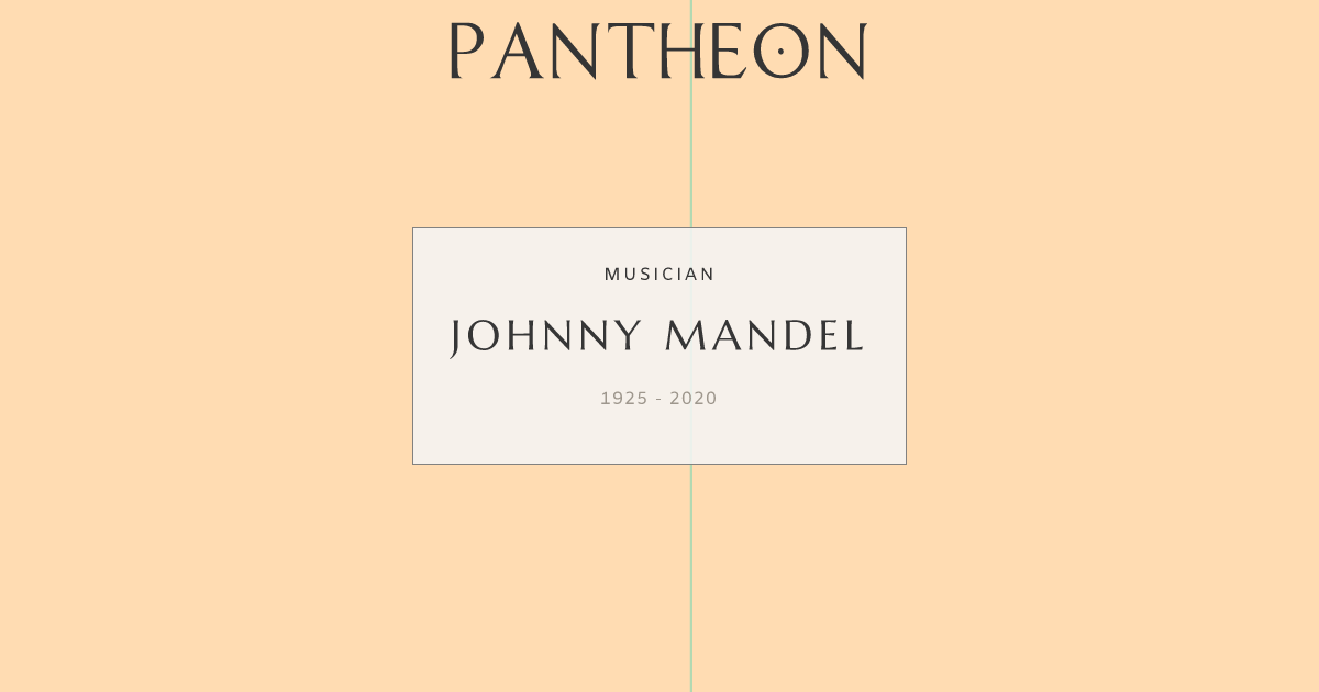 Johnny Mandel Biography | Pantheon