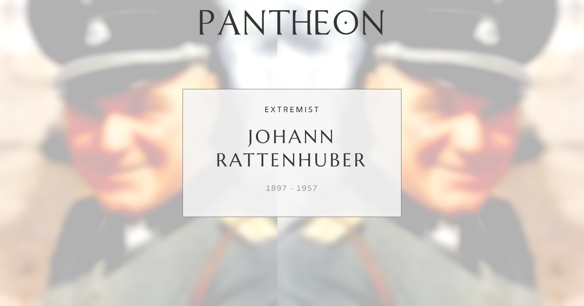 Johann Rattenhuber Biography | Pantheon