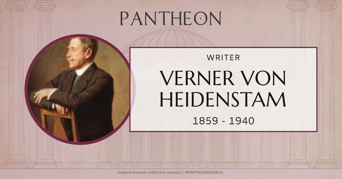 Verner von Heidenstam Biography | Pantheon