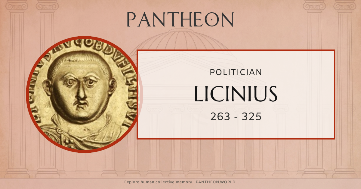 Licinius Biography | Pantheon
