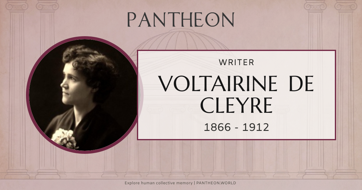 Voltairine de Cleyre Biography | Pantheon