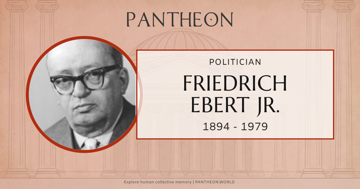 Friedrich Ebert Jr. Biography | Pantheon