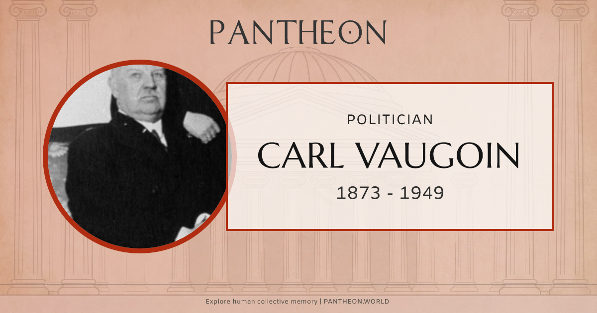 Carl Vaugoin Biography | Pantheon
