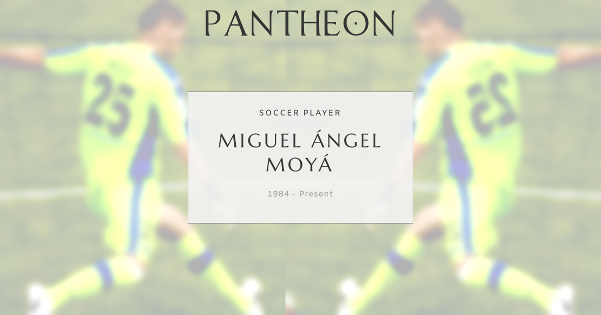 Miguel Ángel Moyá Biography | Pantheon
