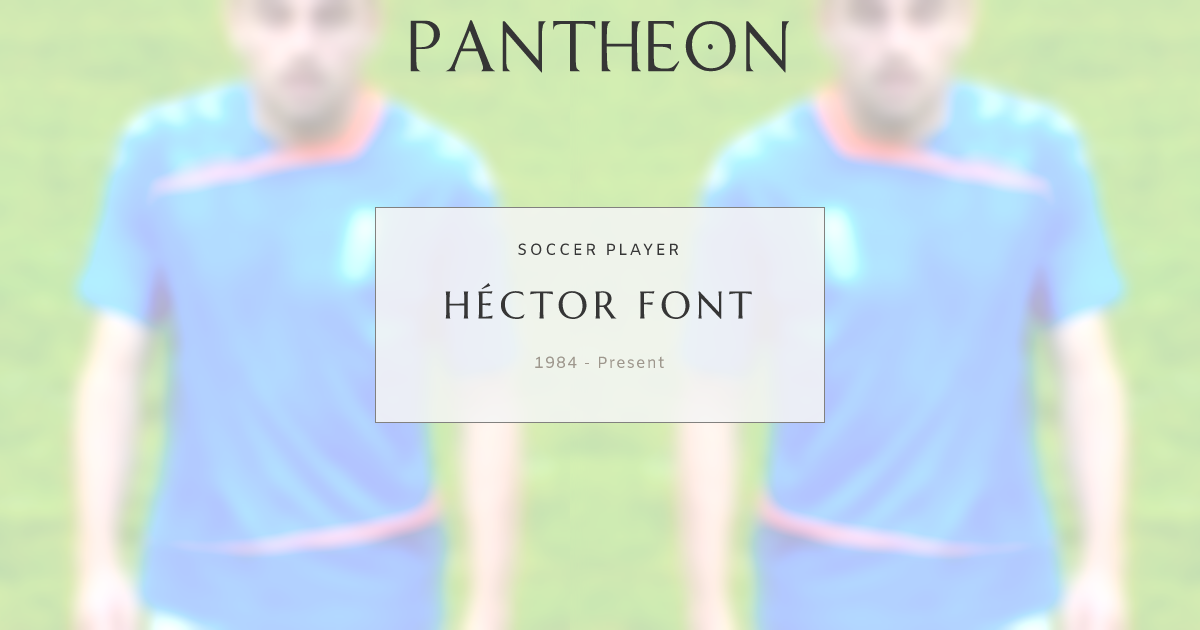 Héctor Font Biography | Pantheon