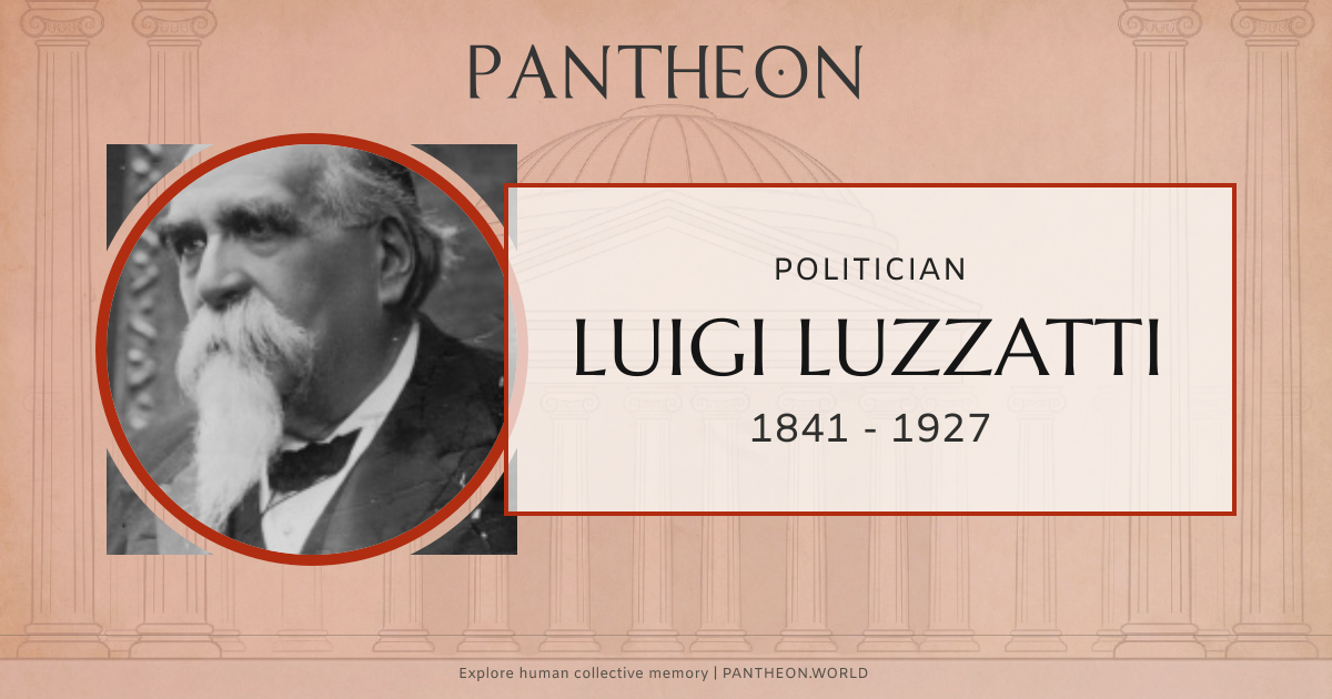 Luigi Luzzatti Biography | Pantheon