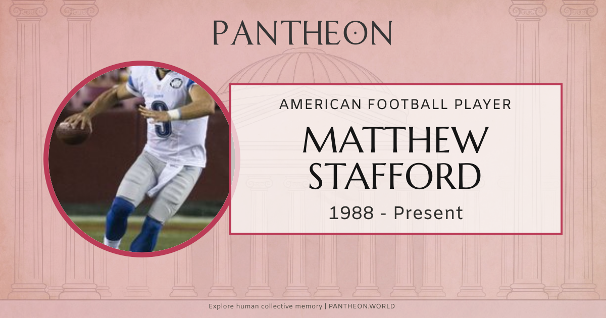 Matthew Stafford Biography | Pantheon