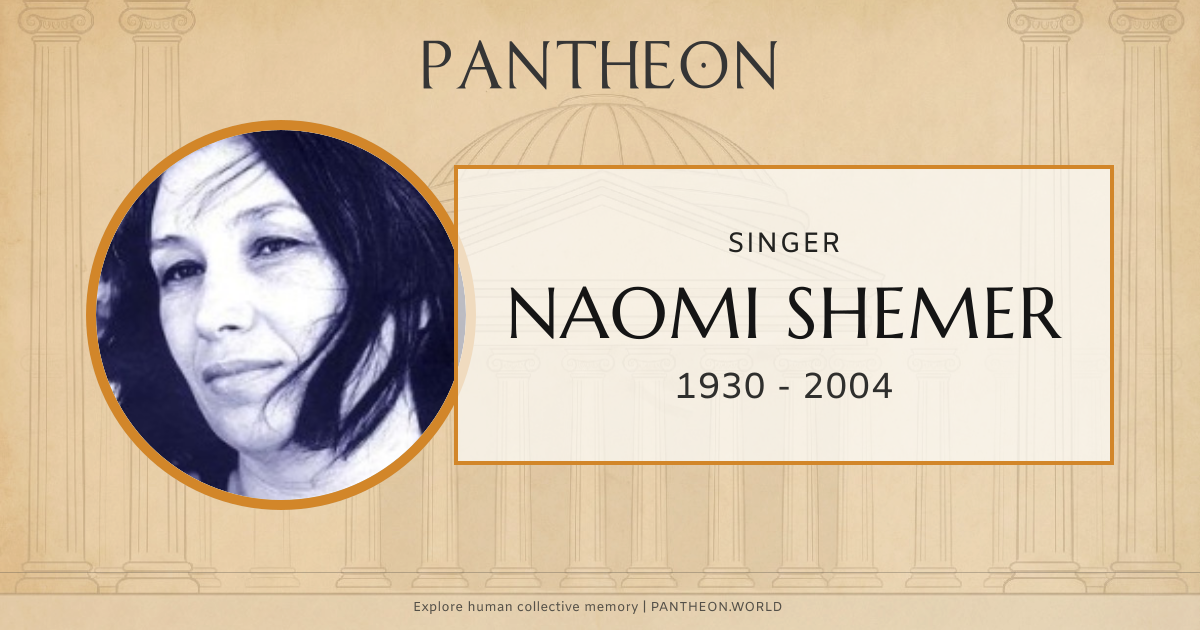 Naomi Shemer Biography | Pantheon
