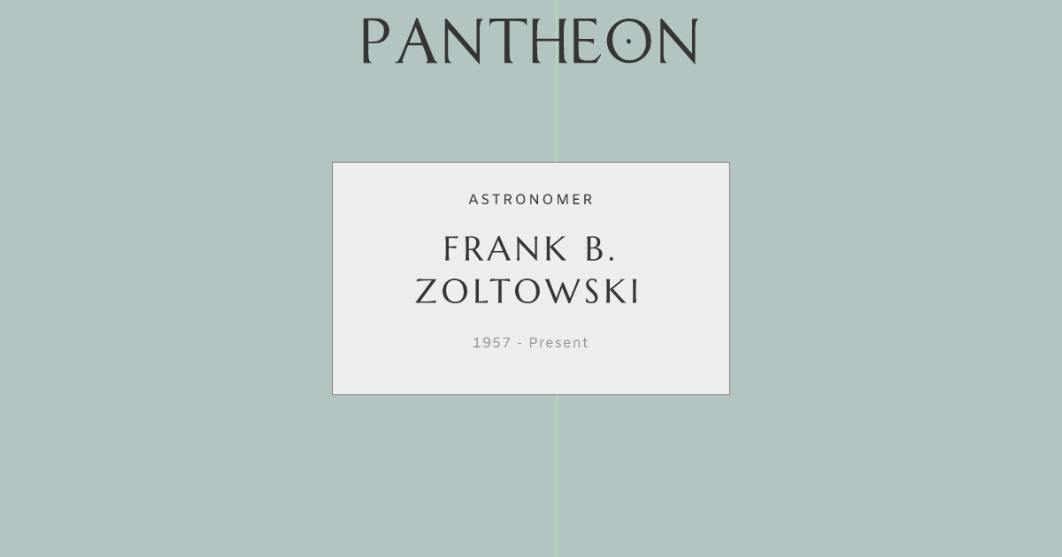Frank B. Zoltowski Biography | Pantheon