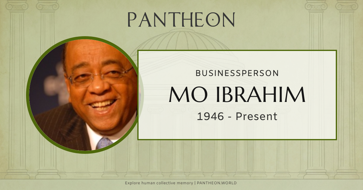 Mo Ibrahim Biography | Pantheon