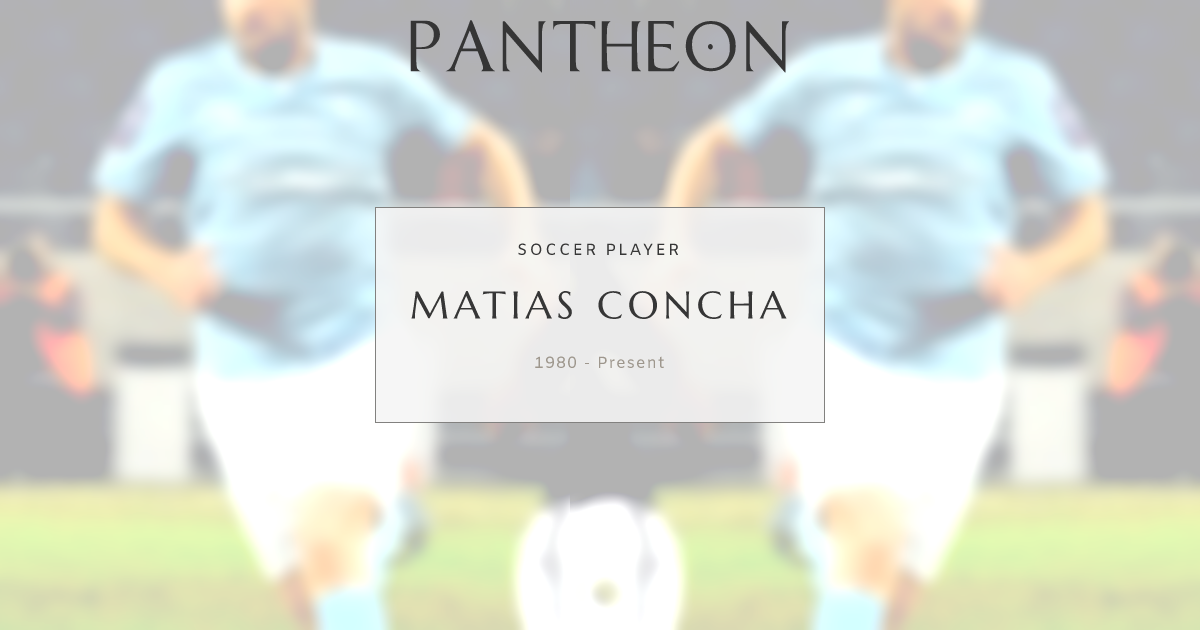 Matias Concha Biography | Pantheon