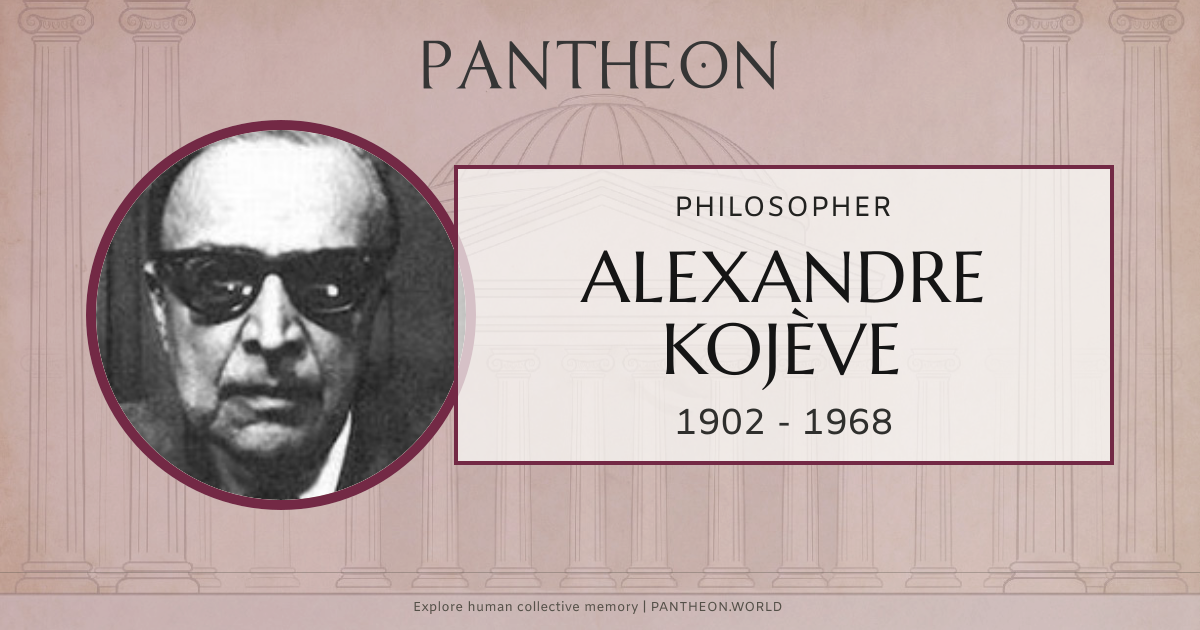 Alexandre Kojève Biography | Pantheon