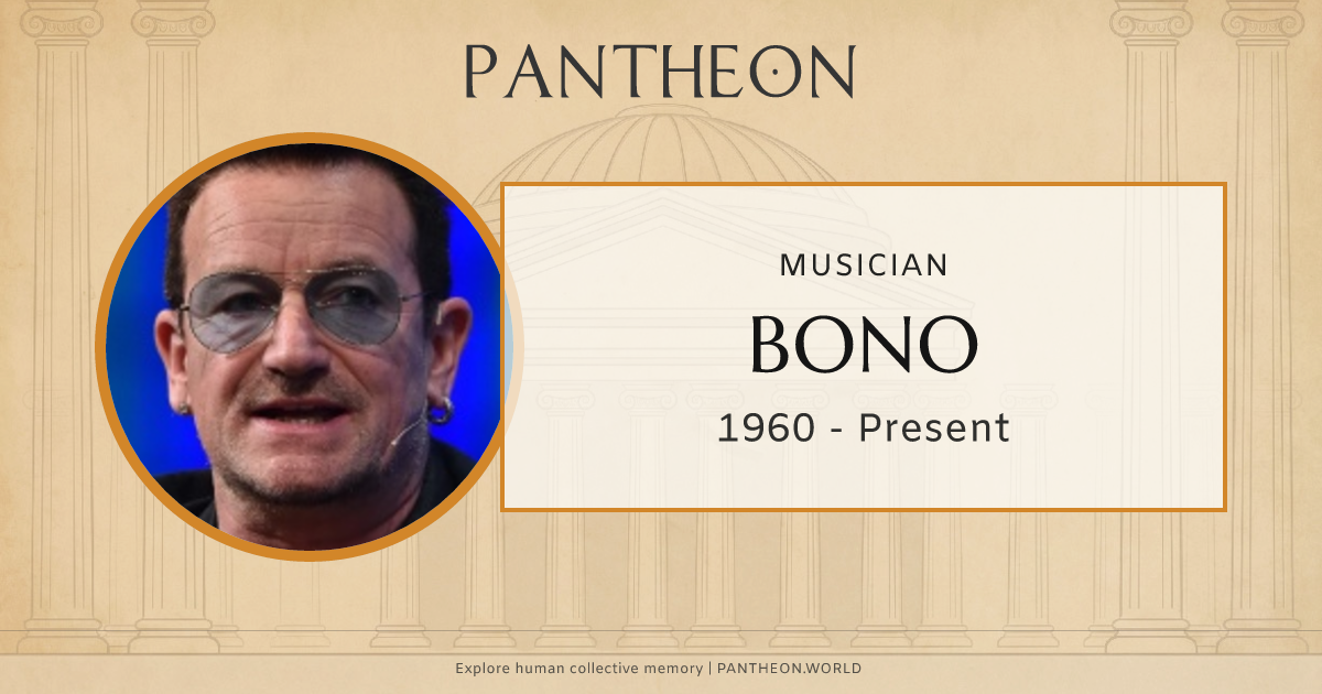 Bono Biography | Pantheon