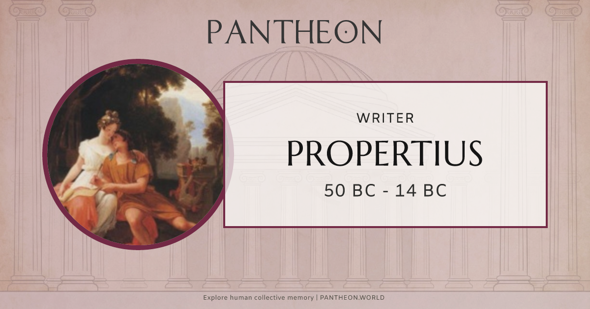 Propertius Biography | Pantheon