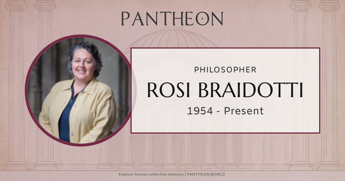 Rosi Braidotti Biography | Pantheon