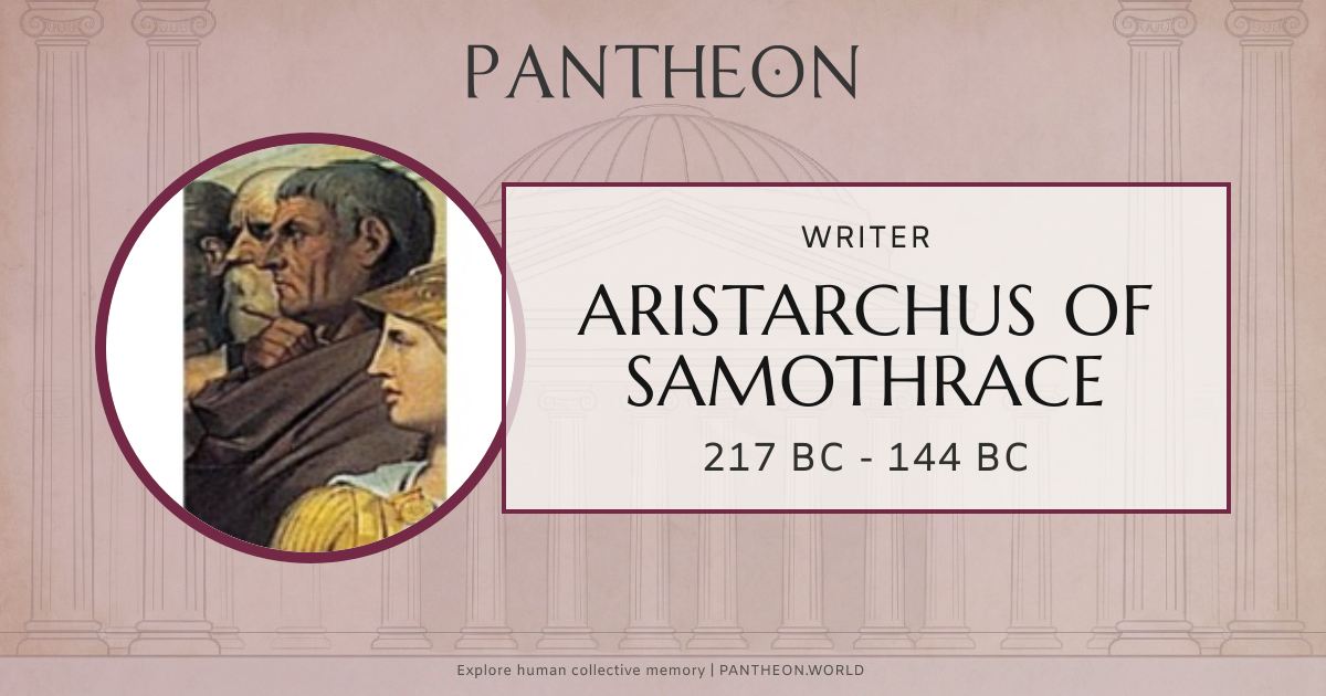Aristarchus of Samothrace Biography | Pantheon