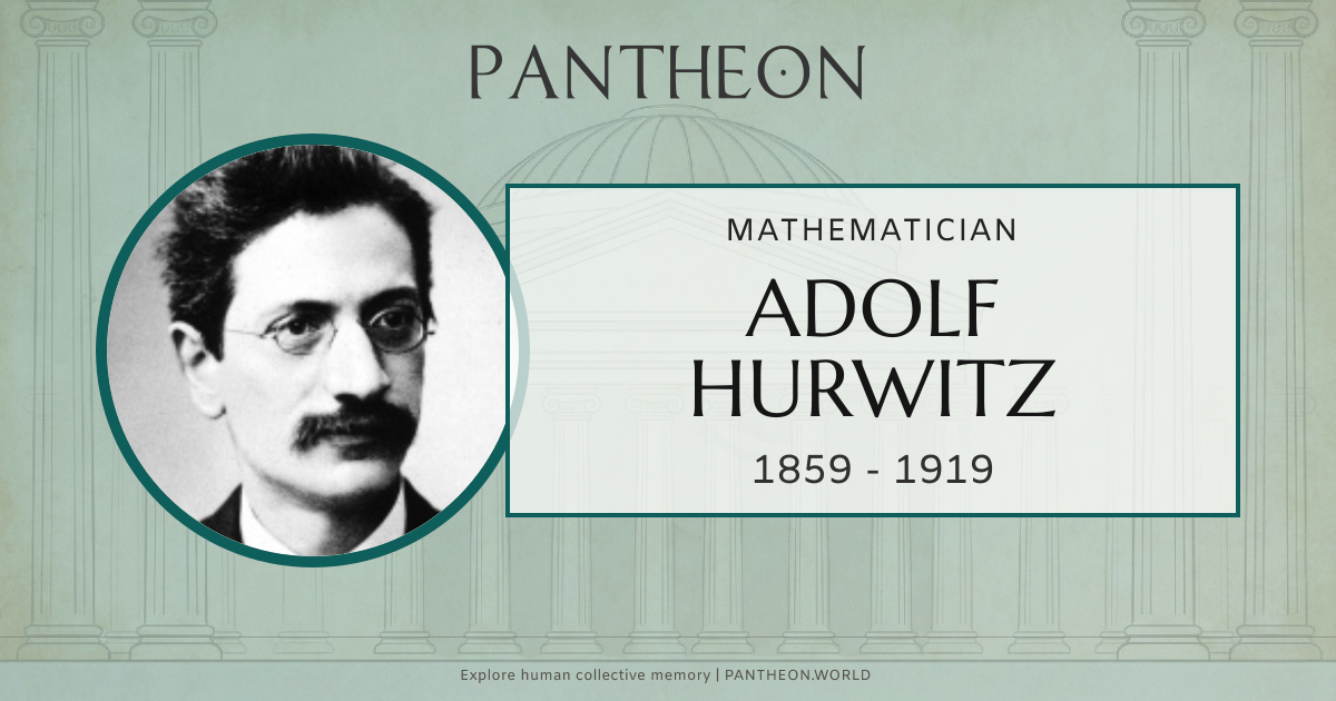 Adolf Hurwitz Biography | Pantheon