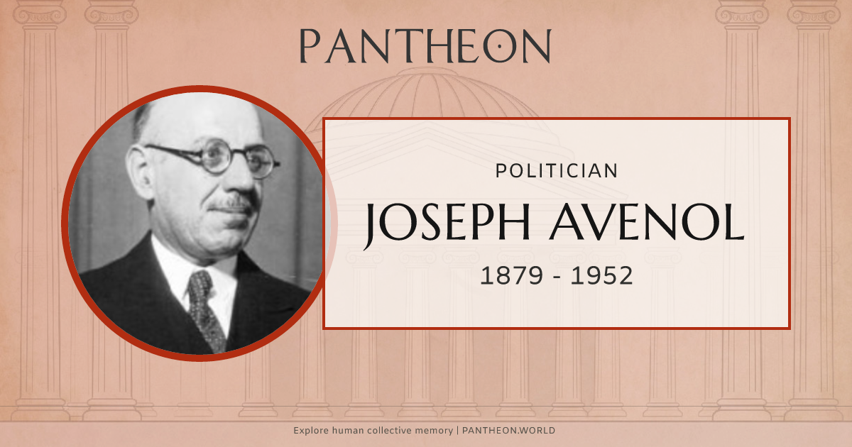 Joseph Avenol Biography | Pantheon