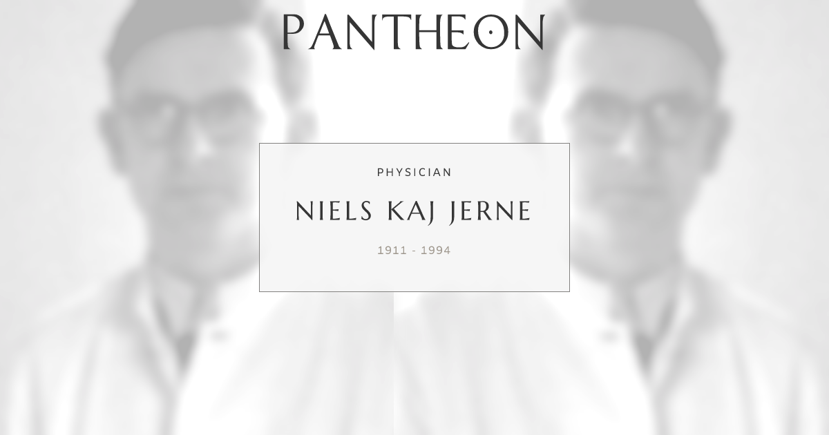 Niels Kaj Jerne Biography | Pantheon