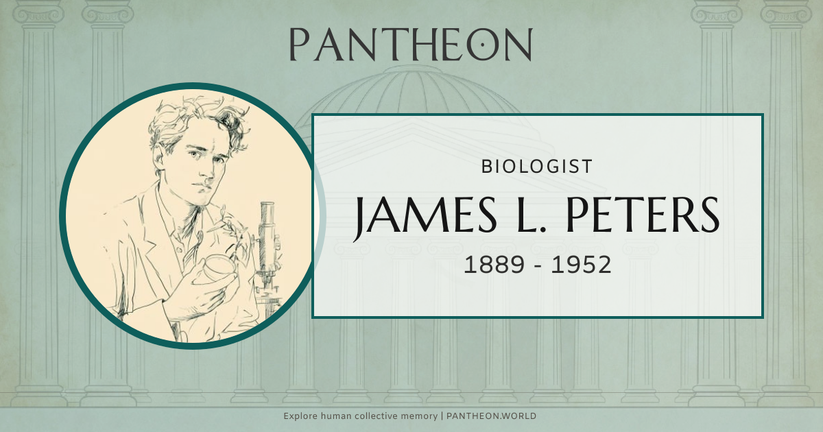 James L. Peters Biography | Pantheon