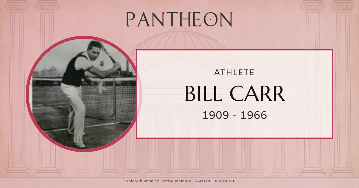 Bill Carr Biography | Pantheon