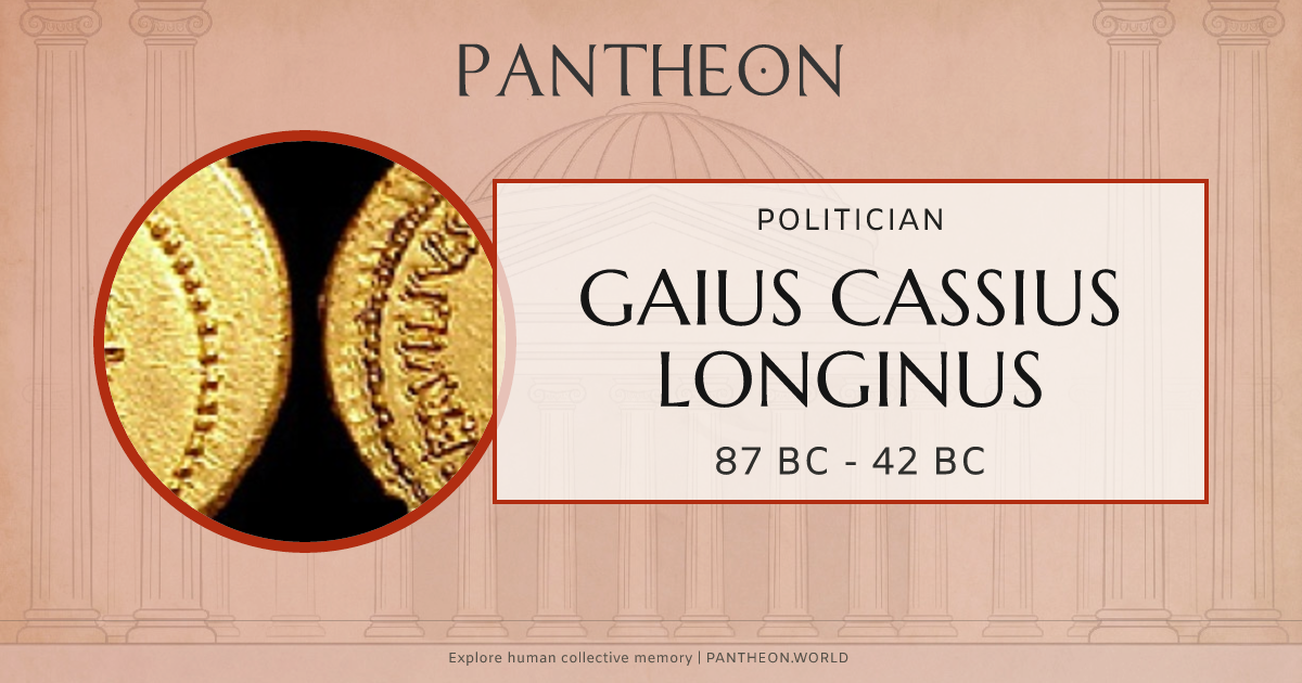 Gaius Cassius Longinus Biography | Pantheon