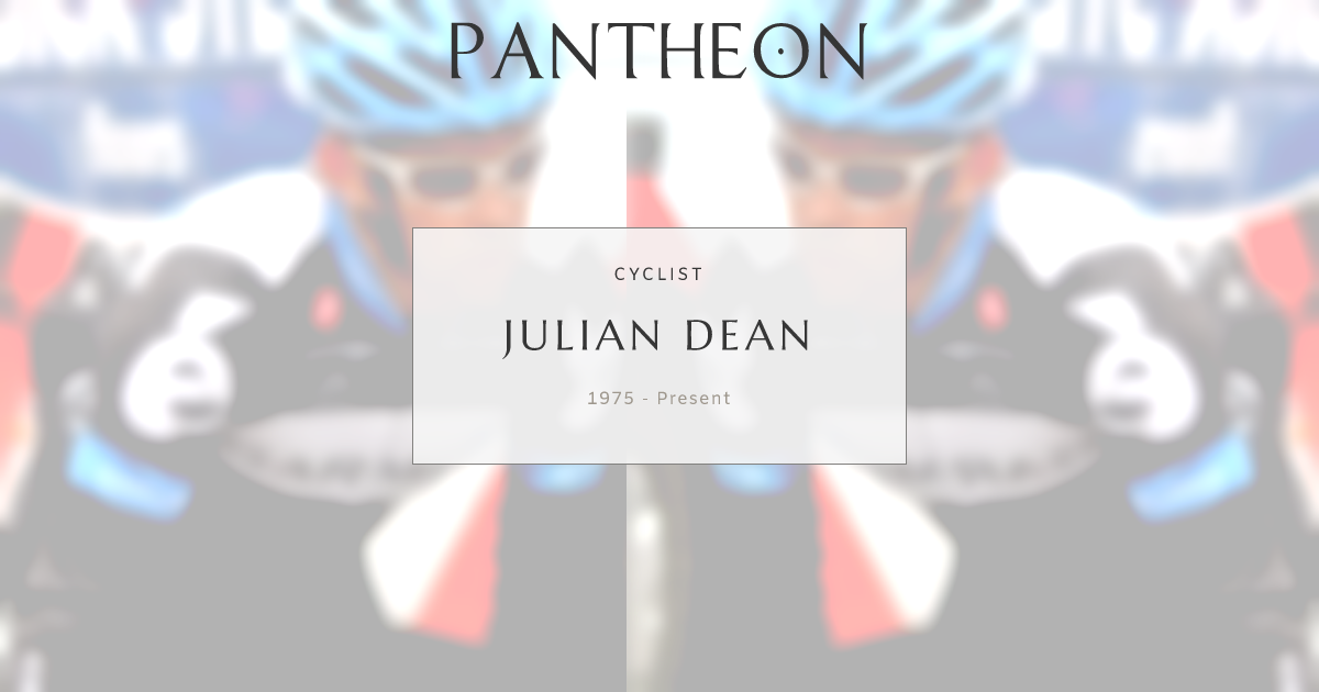 Julian Dean Biography | Pantheon
