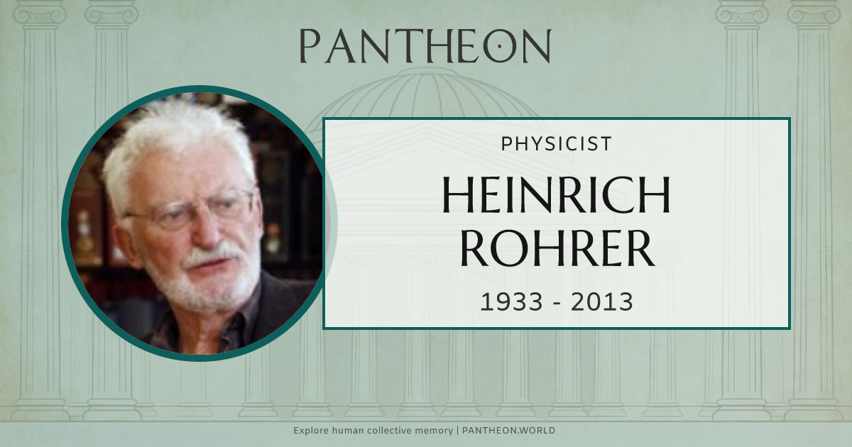 Heinrich Rohrer Biography | Pantheon