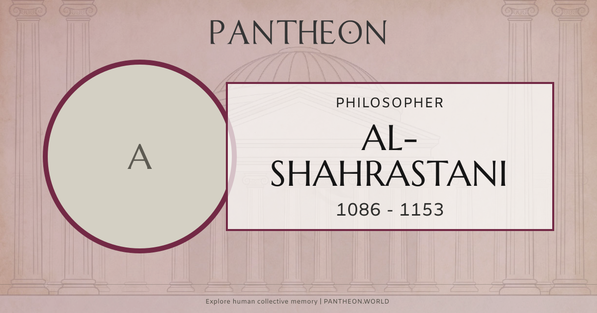 Al-Shahrastani Biography | Pantheon