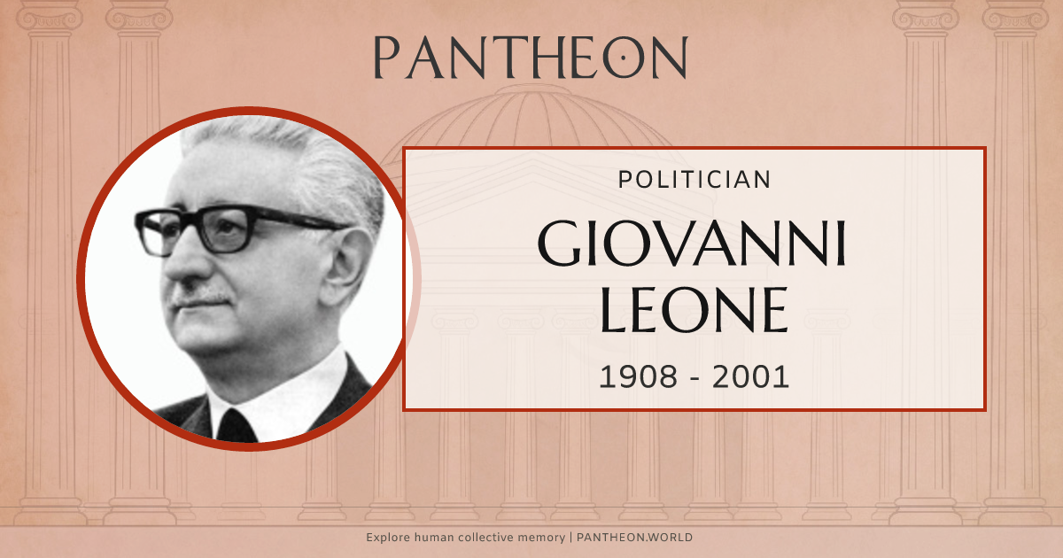 Giovanni Leone Biography | Pantheon