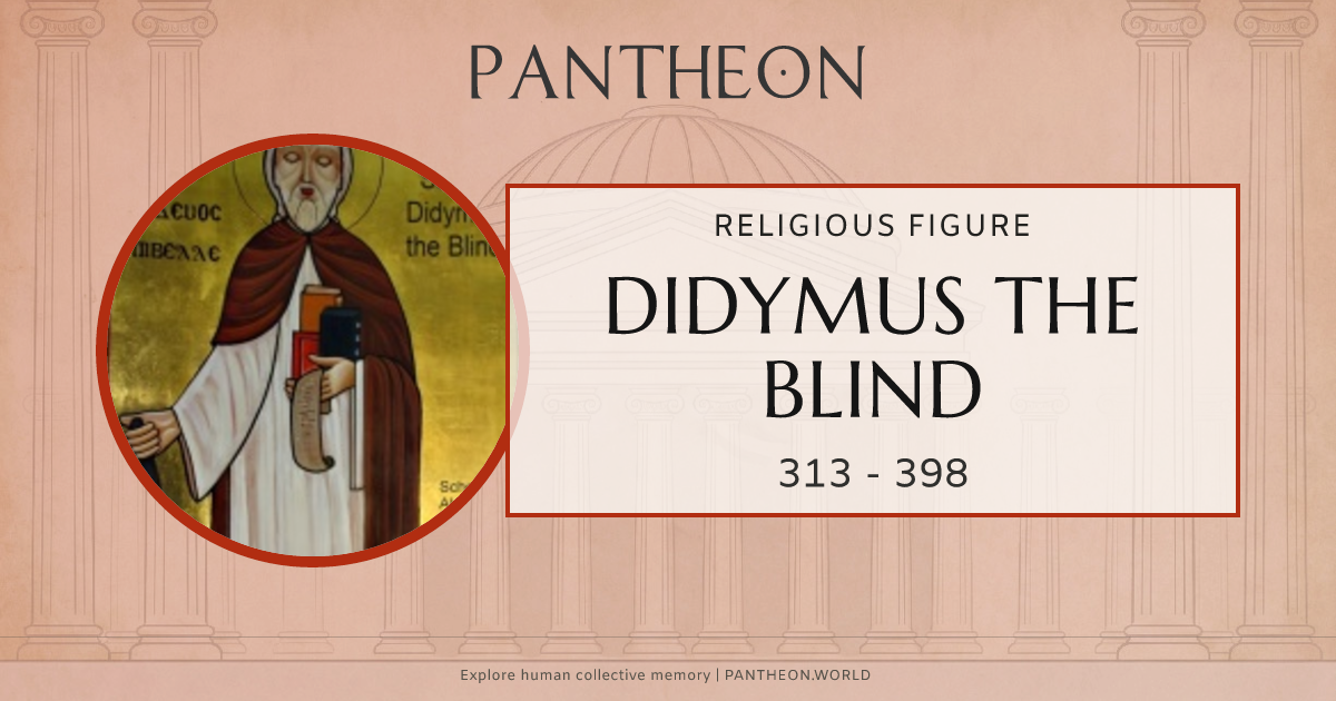 Didymus the Blind Biography | Pantheon