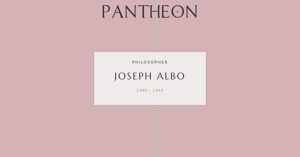 Joseph Albo Biography | Pantheon