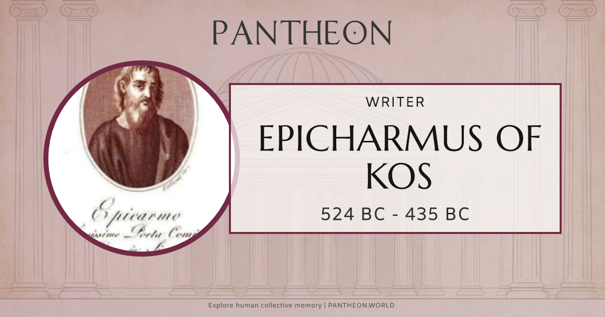 Epicharmus of Kos Biography | Pantheon