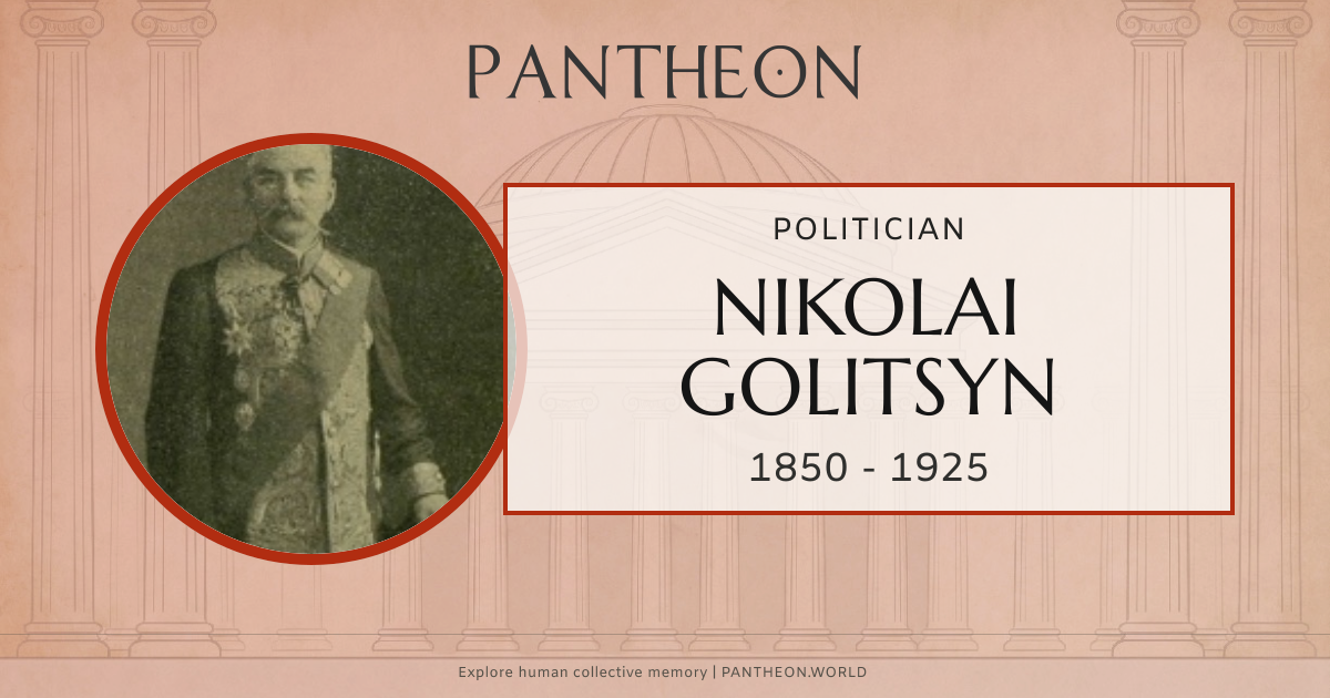 Nikolai Golitsyn Biography | Pantheon