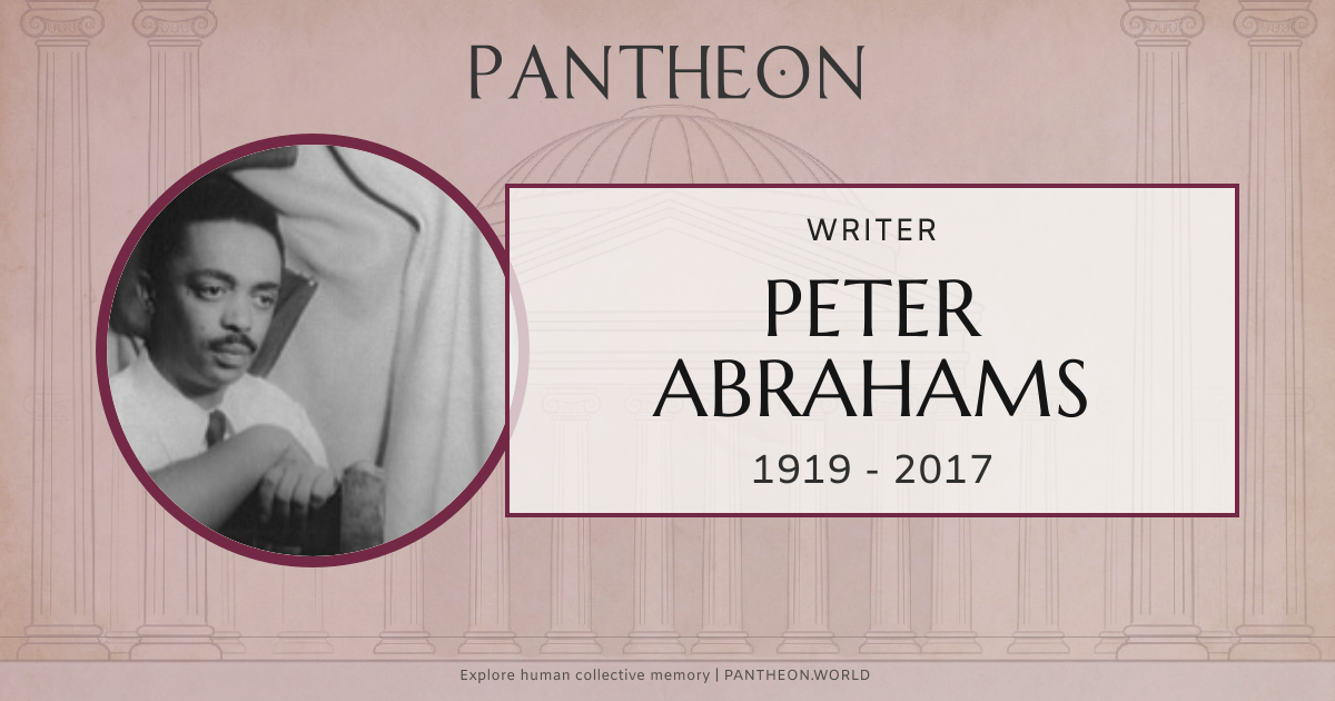 Peter Abrahams Biography | Pantheon