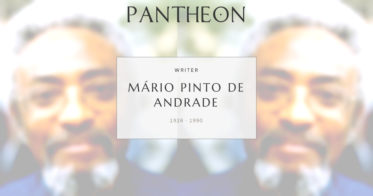 Mário Pinto de Andrade Biography | Pantheon