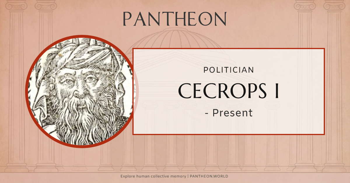 Cecrops I Biography | Pantheon