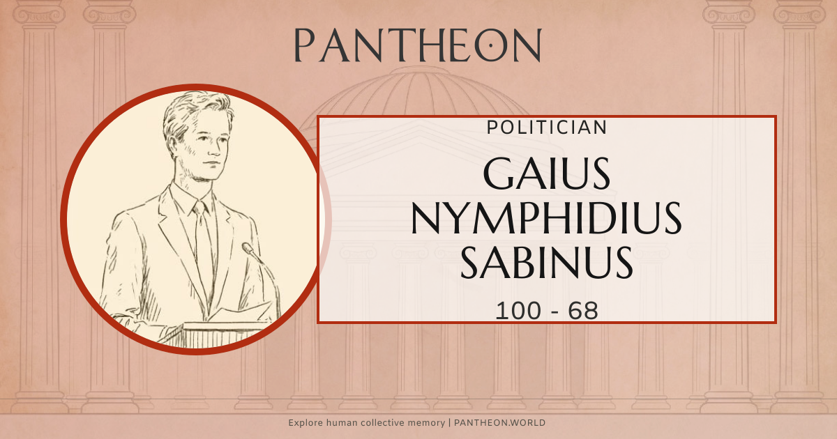 Gaius Nymphidius Sabinus Biography | Pantheon