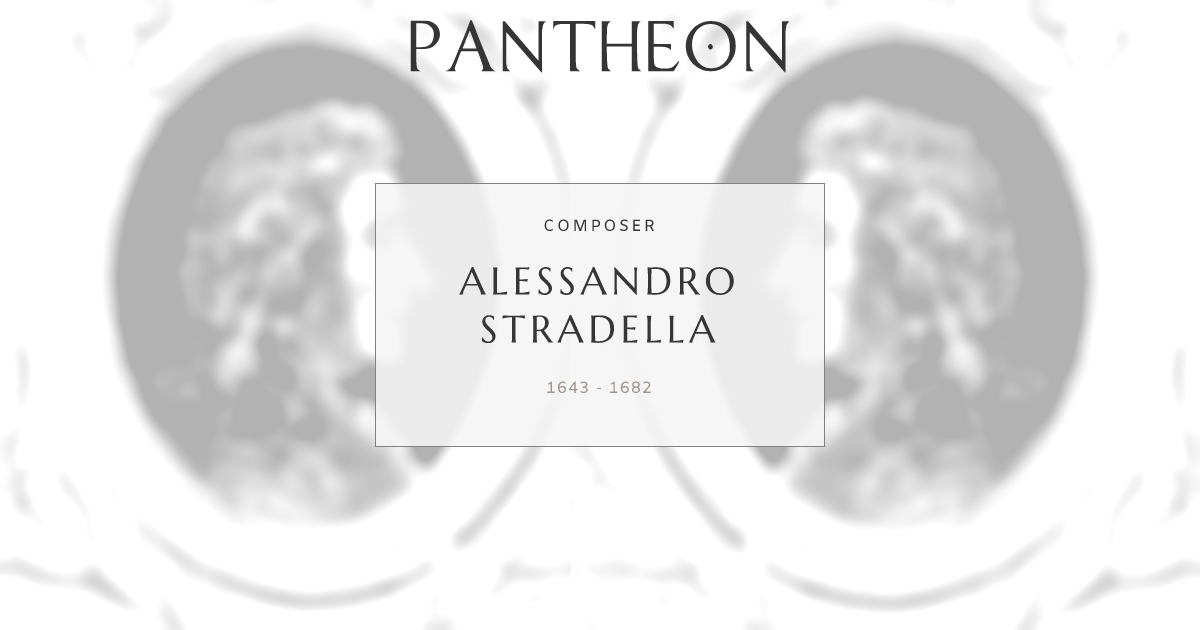 Alessandro Stradella Biography | Pantheon