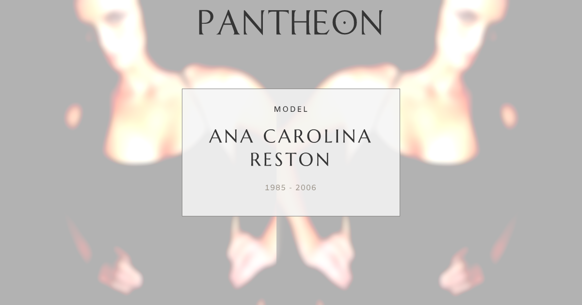 Ana Carolina Reston Biography | Pantheon