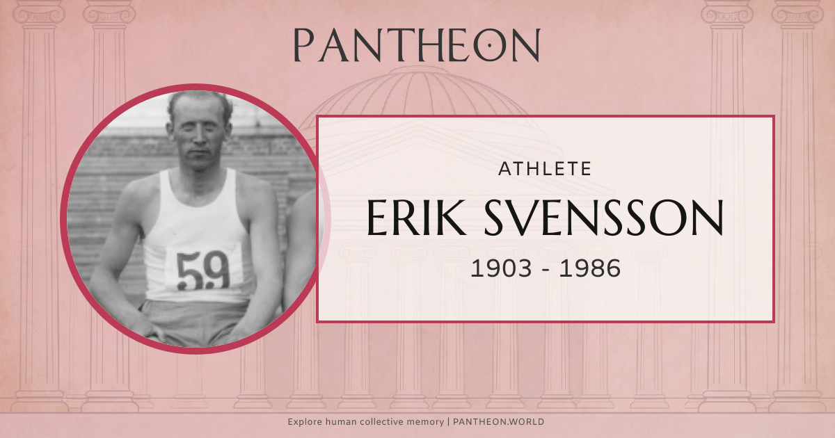 Erik Svensson Biography | Pantheon