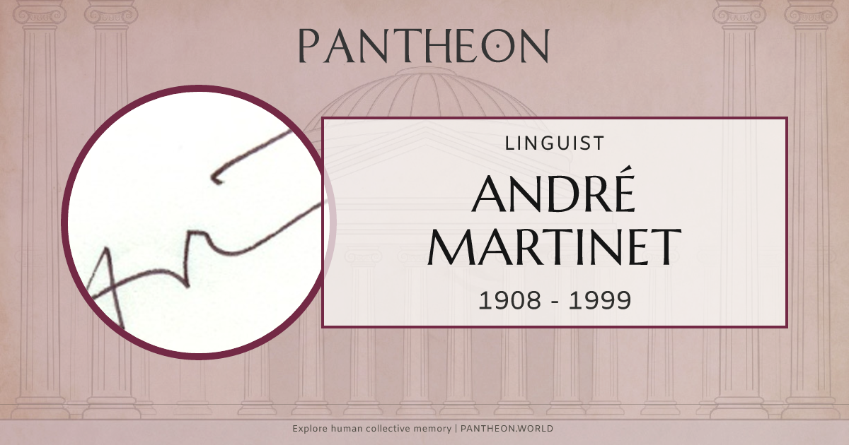 André Martinet Biography | Pantheon