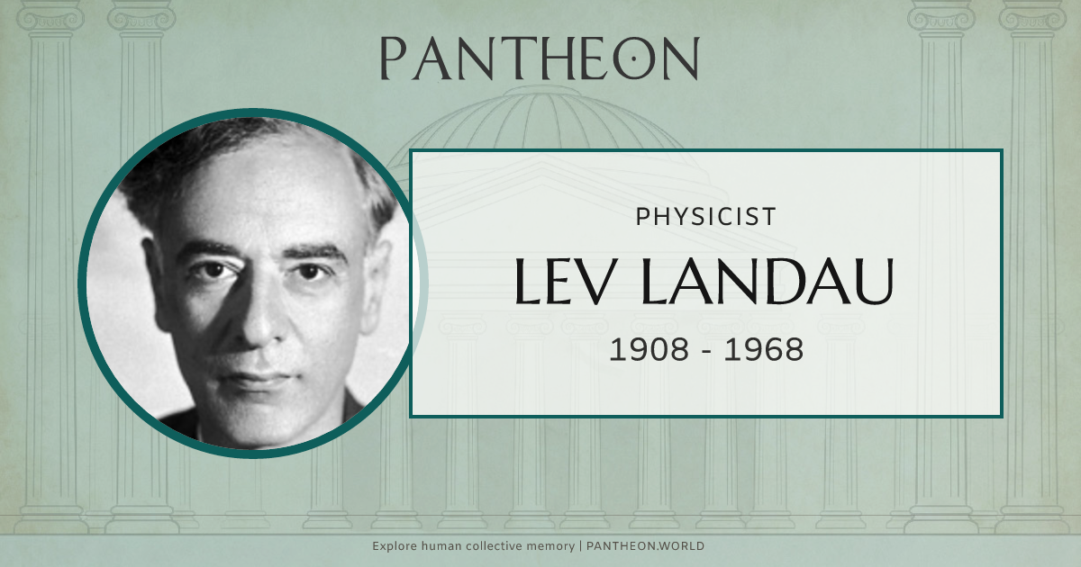 Lev Landau Biography | Pantheon