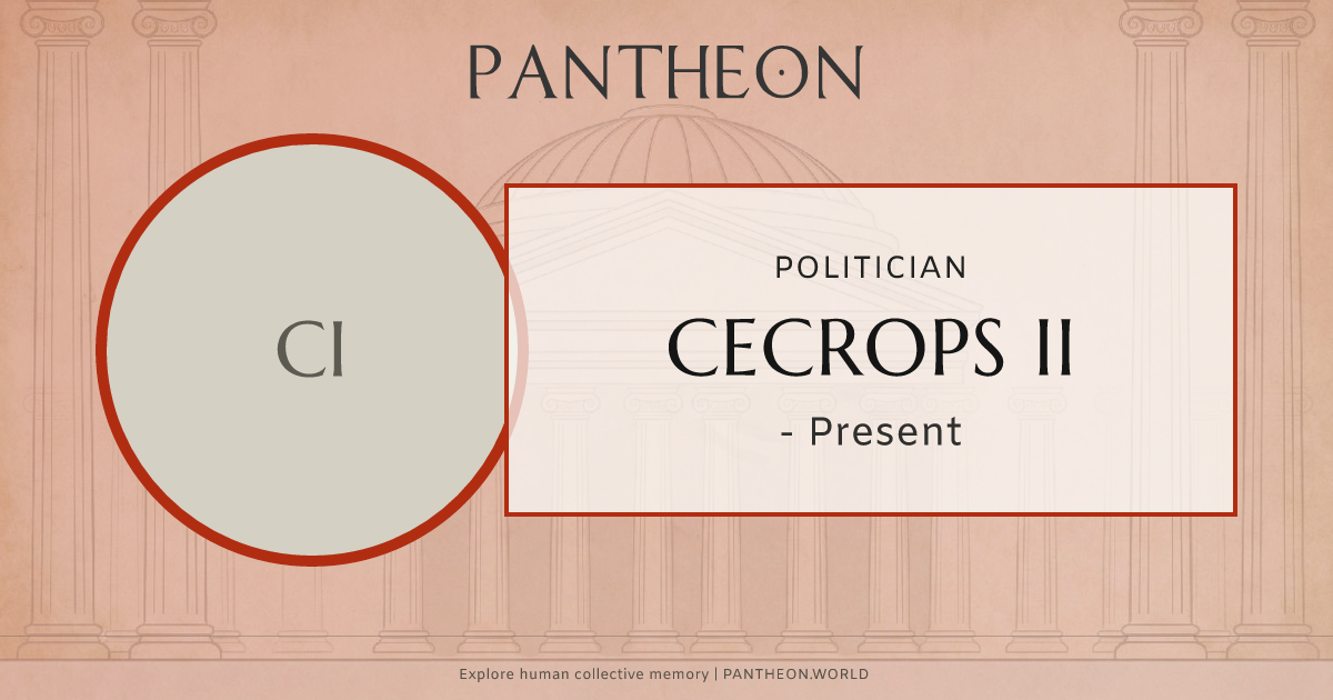 Cecrops II Biography | Pantheon