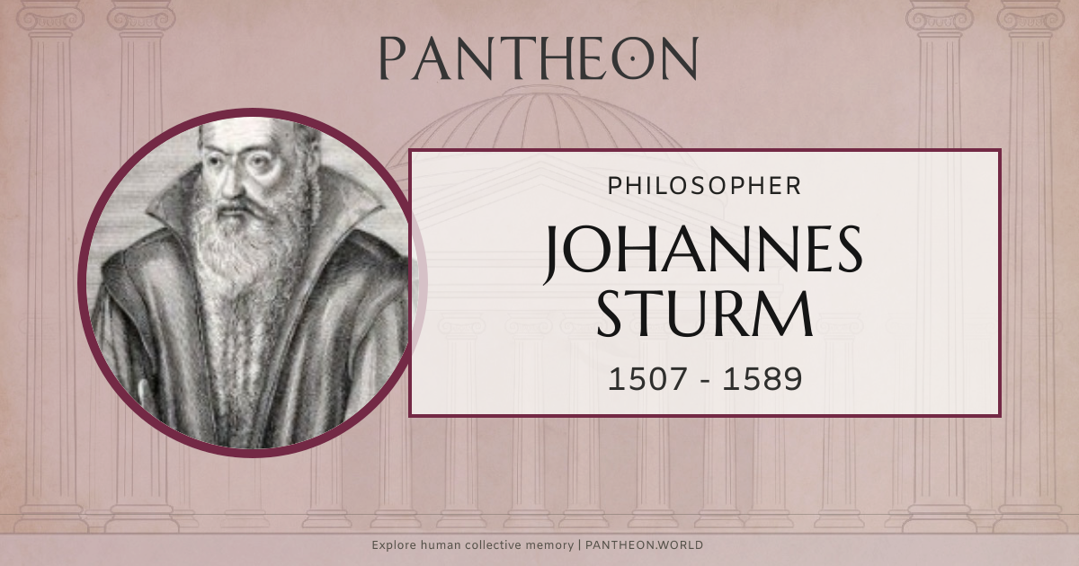 Johannes Sturm Biography | Pantheon