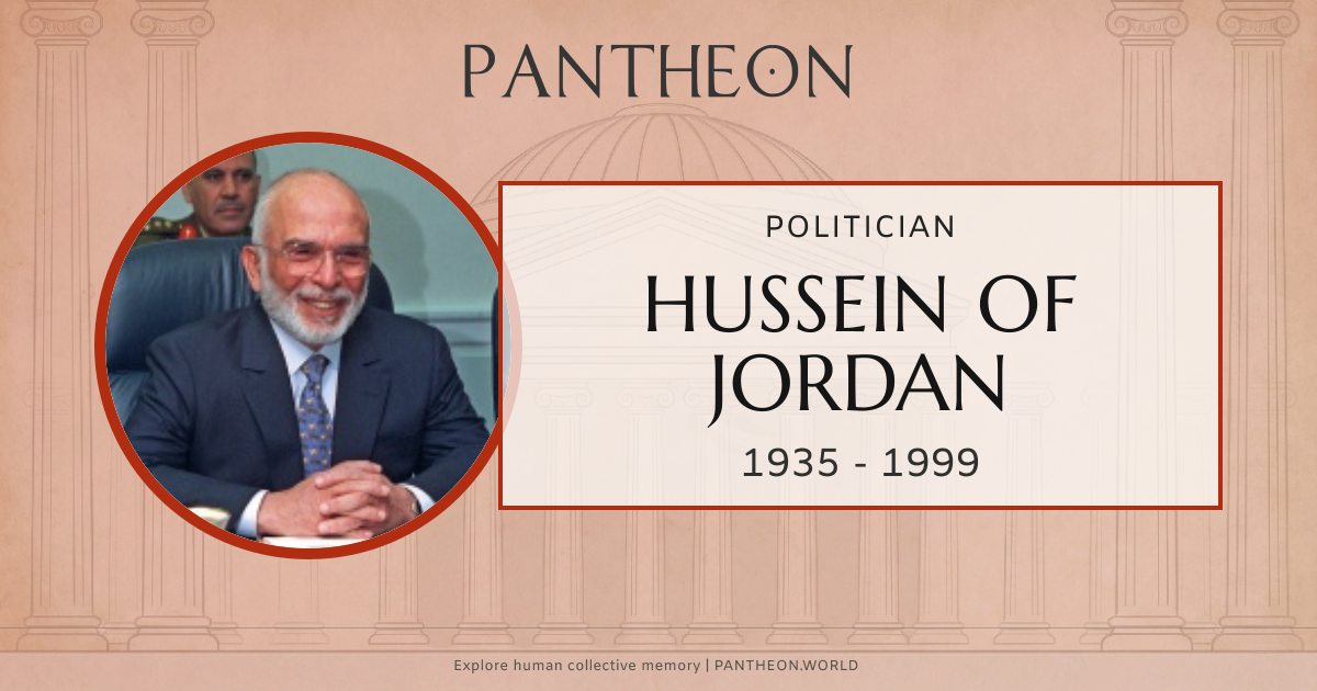 Hussein of Jordan Biography | Pantheon