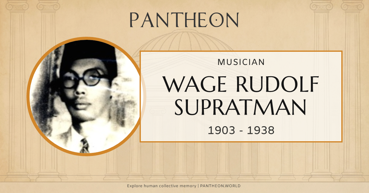 Wage Rudolf Supratman Biography | Pantheon