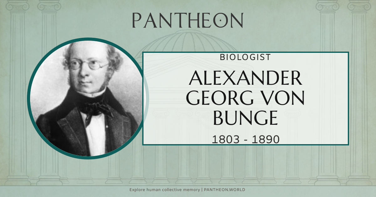 Alexander Georg von Bunge Biography | Pantheon